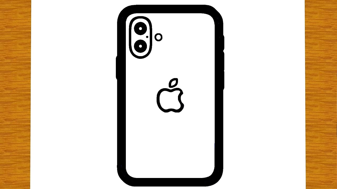 WIE MAN EIN IPHONE 16 ZEICHNET | Einfaches zeichnen lernen - YouTube