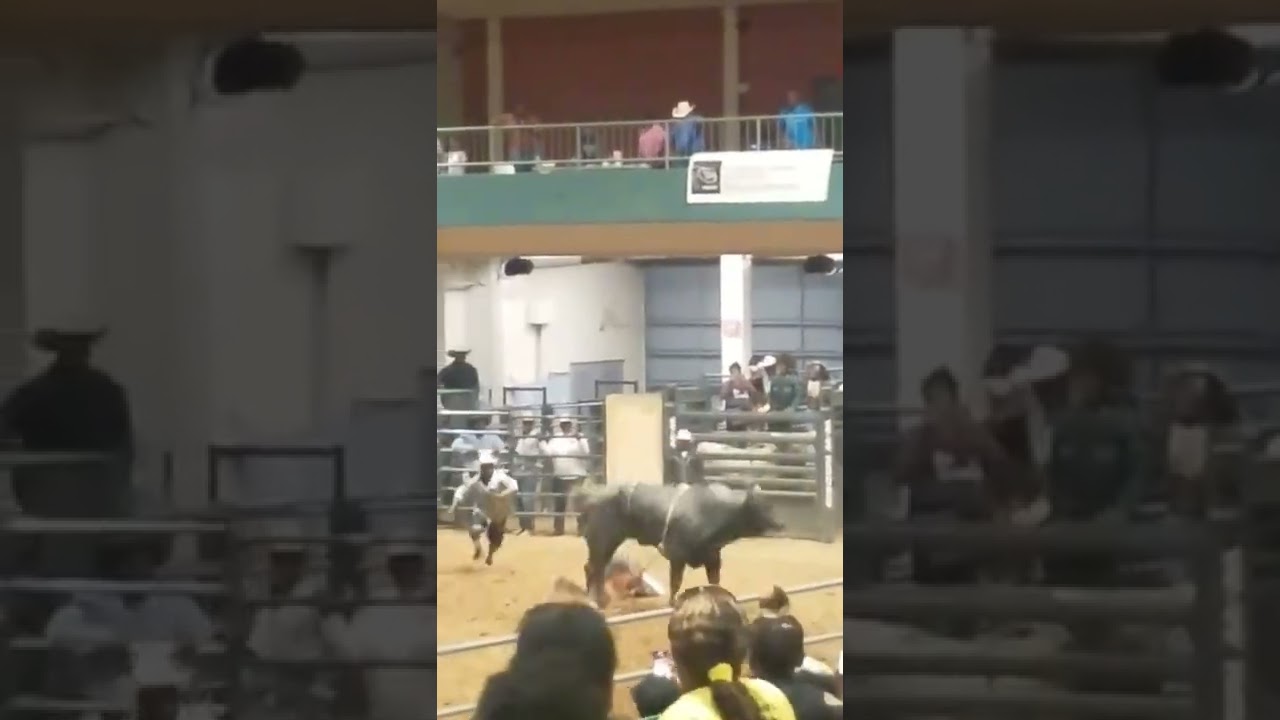 Bull Riding at Texas Black Invitational Rodeo - YouTube