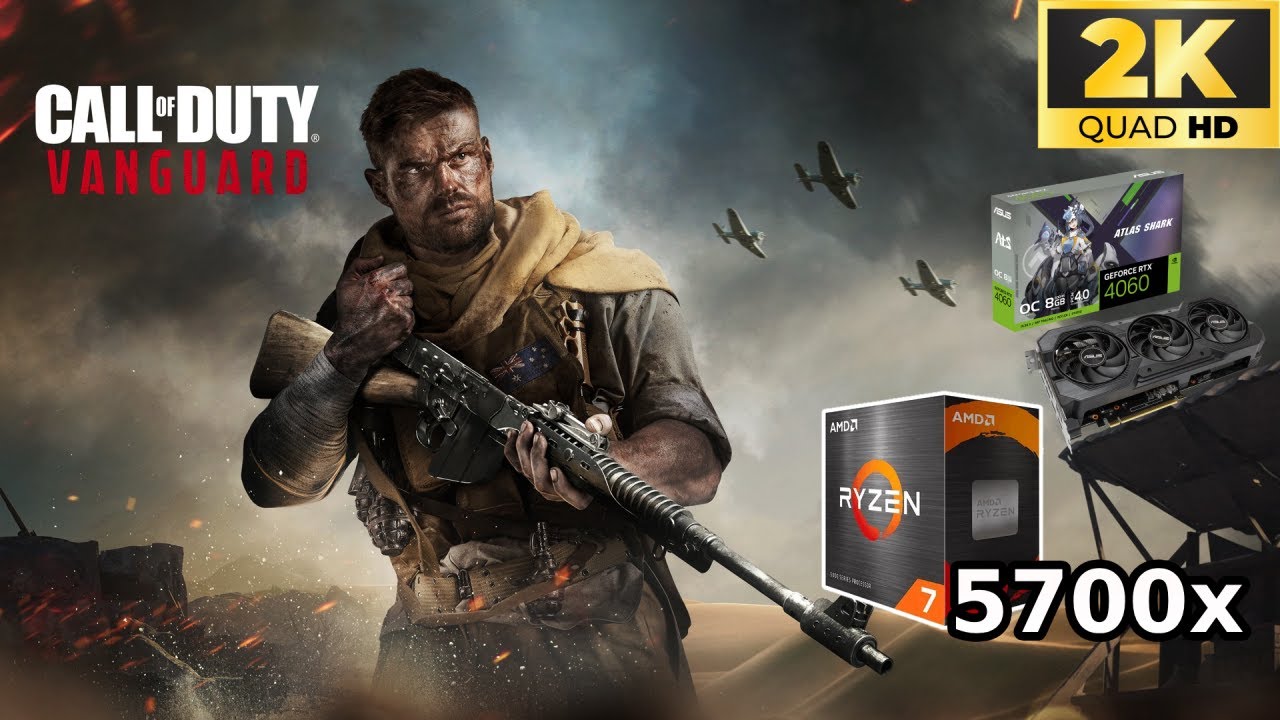 Call of Duty-Vanguard: RTX 4060 ATS / RYZEN 7 5700x! em 2k MAXIMO - YouTube