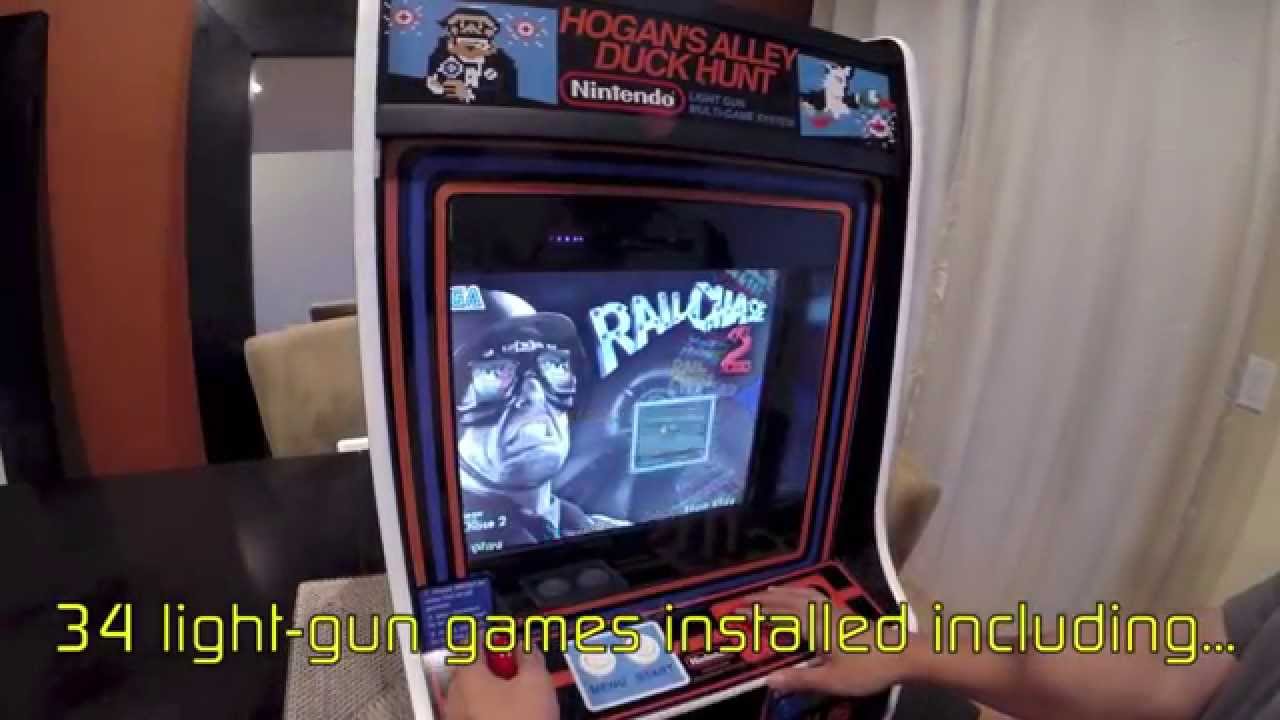 Duck Hunt / Hogan's Alley Light Gun Mini-Arcade Machine - YouTube