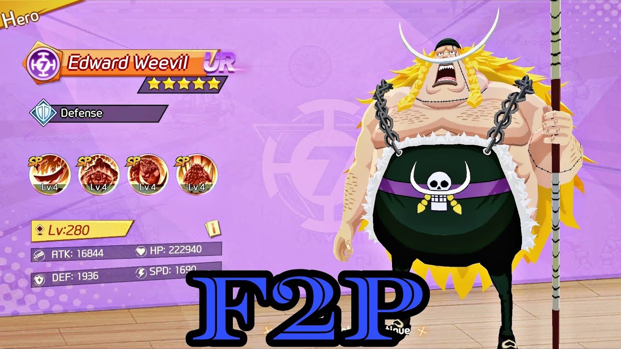 Edward Weevil "F2P Gameplay" | OP Dream Sailor - YouTube