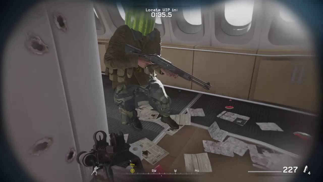 Call of duty 4 watermelon high club - YouTube