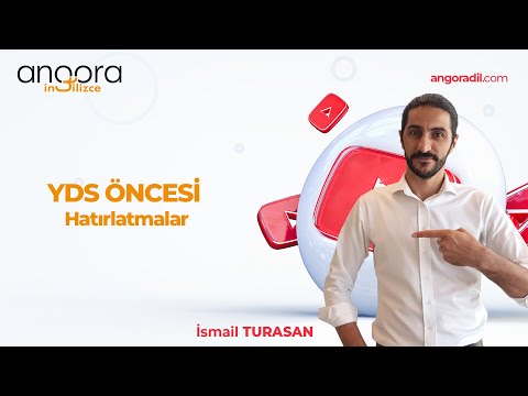 YDS Sadeleştirmeler  ve ilk 16 soru - İsmail Turasan