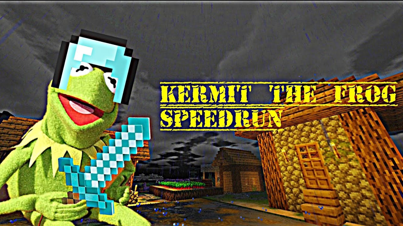 kermit the frog speedrun en minecraft #minecraft #minecraft - YouTube