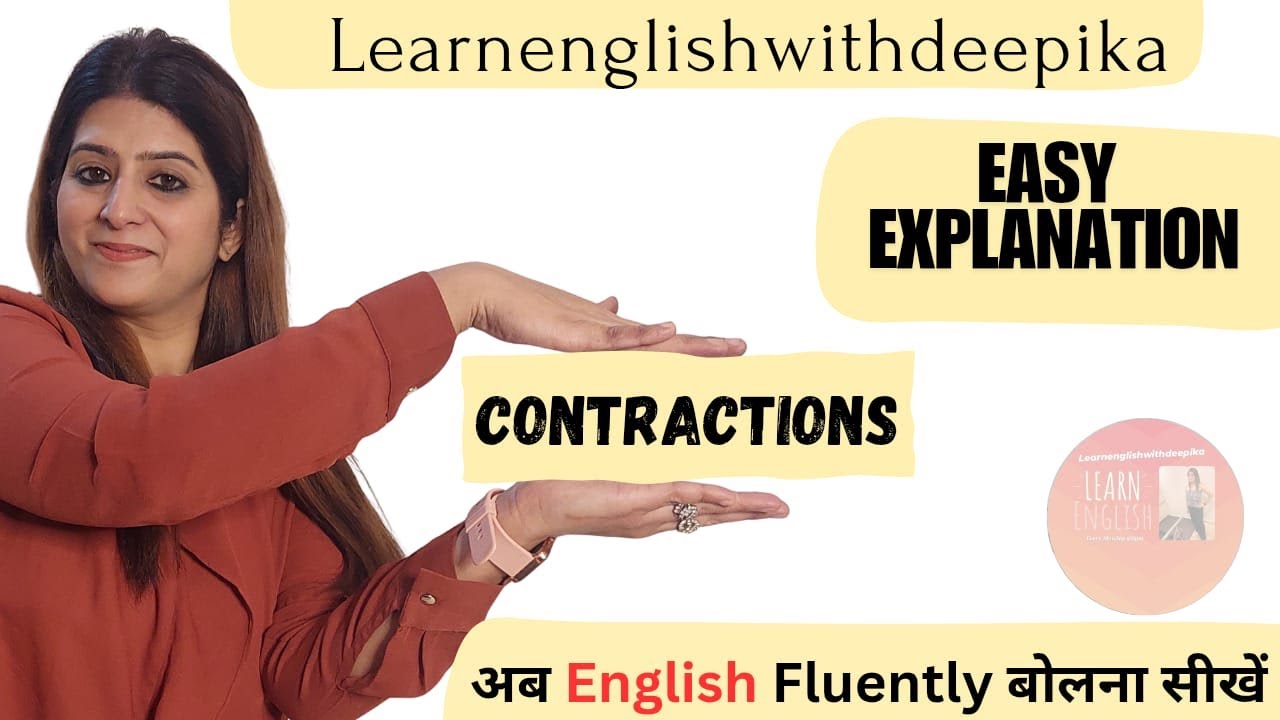 Easy explanation to Learn Contractions - YouTube