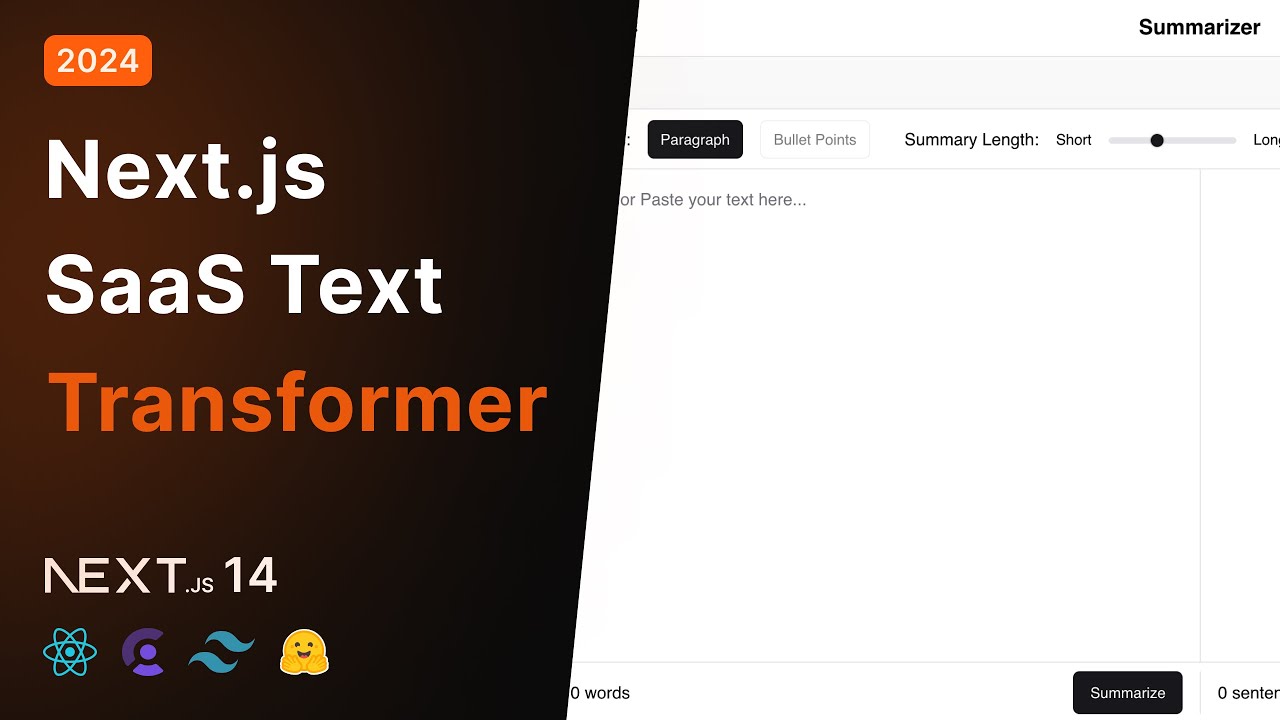 Build a Text Transformer Application with Next.js, Tailwind CSS, Shadcn ...