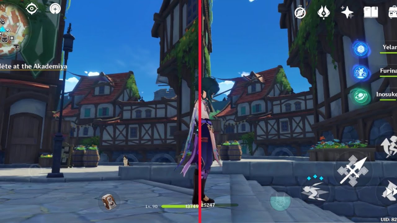 High vs Highest resolution comparison. Genshin Impact Android. - YouTube