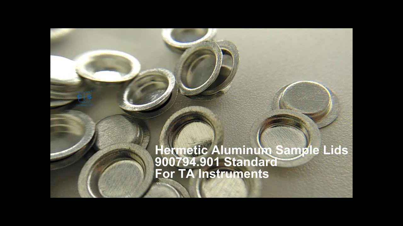 Hermetic Aluminum Sample Lids 900794.901 For TA Instruments - YouTube