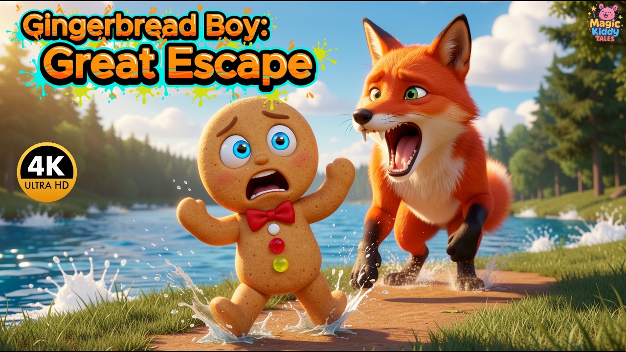 The Gingerbread Boy: The Great Escape 🍪 | Bedtime stories for Kids in ...