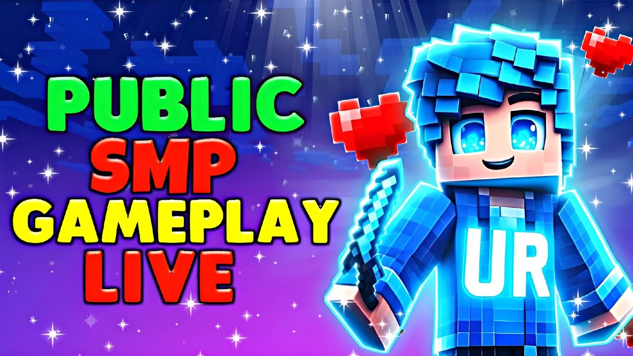 Minecraft Live Public Lifesteal SMP Gameplay | Public SMP Live Gameplay ...