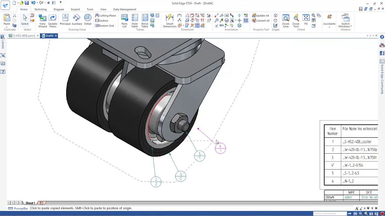 Reposition Balloons in Solid Edge - YouTube