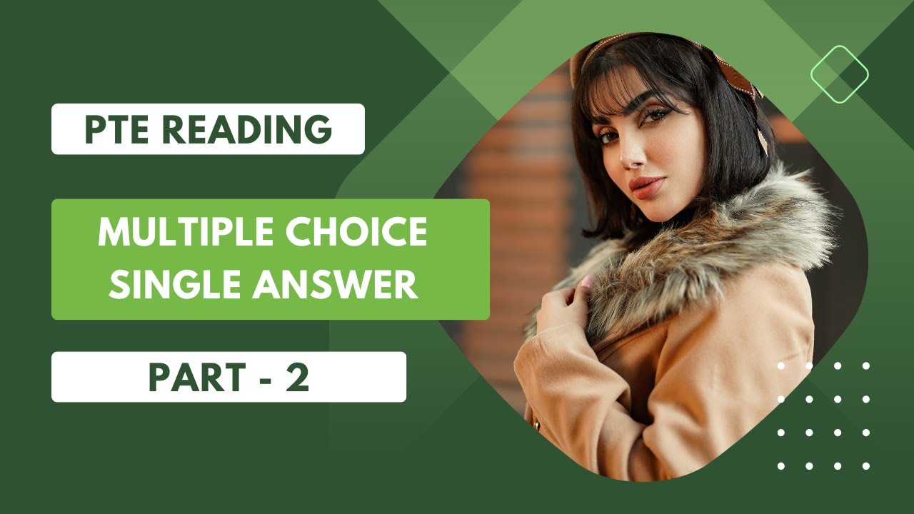 Reading Multiple Choice Single Answer Part 2 | Most Repeated | November ...