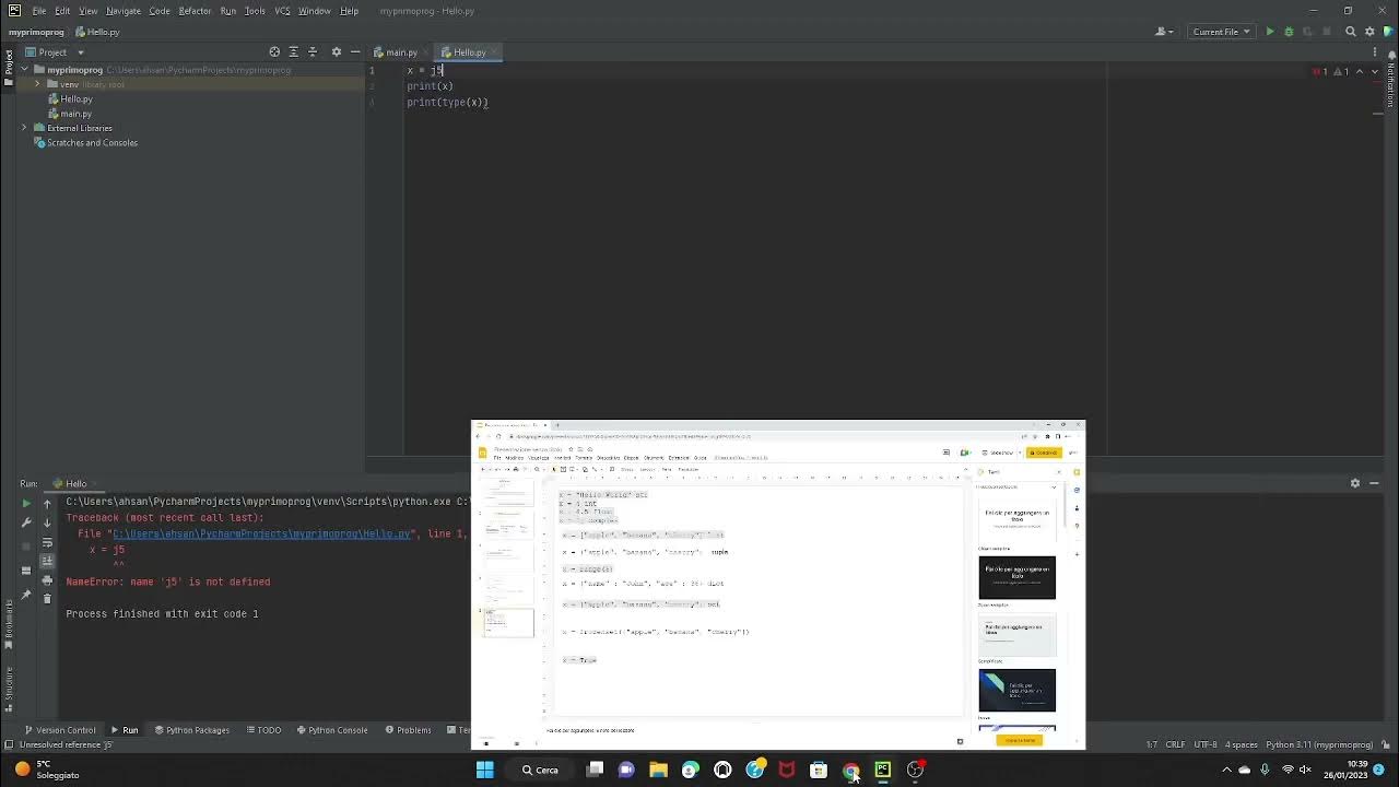 Tipi di dati Python, set, dict, int, float, stringa,bool - YouTube