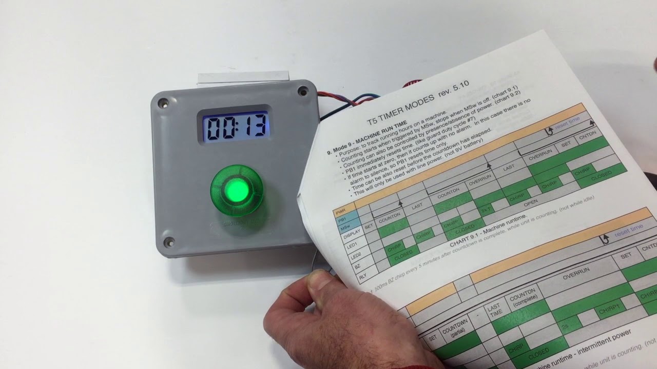 Gizmo Engineering timer - mode 9 - YouTube