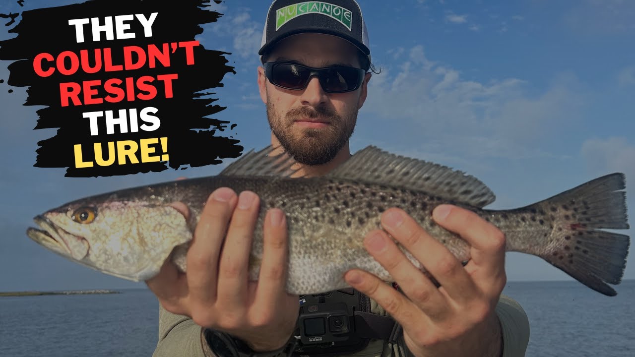 Catching My FIRST Topwater Speckled Trout | Super Spook Fishing - YouTube