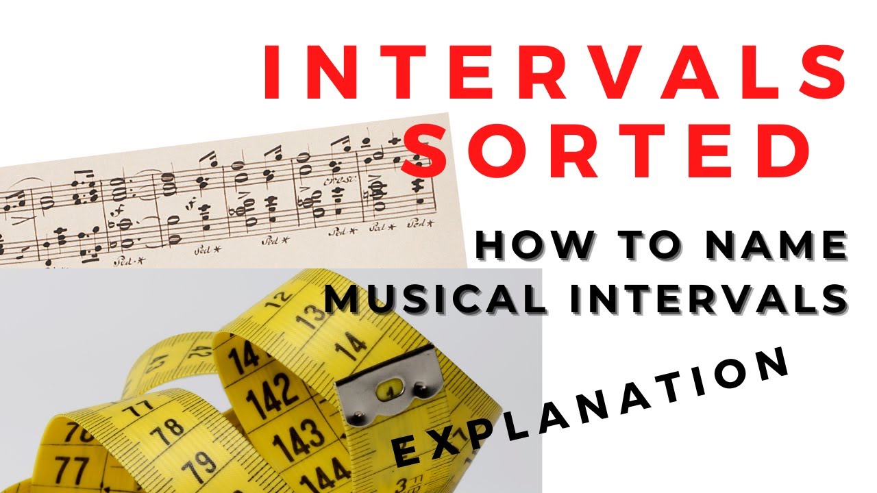 What are intervals in music and how to name them: eeeasyyyyy - YouTube