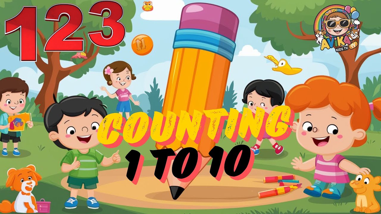 NUMBER for KIDS| LEARNING 1 to 10 | NUMBER SPELLS from 1 to 10 | # ...