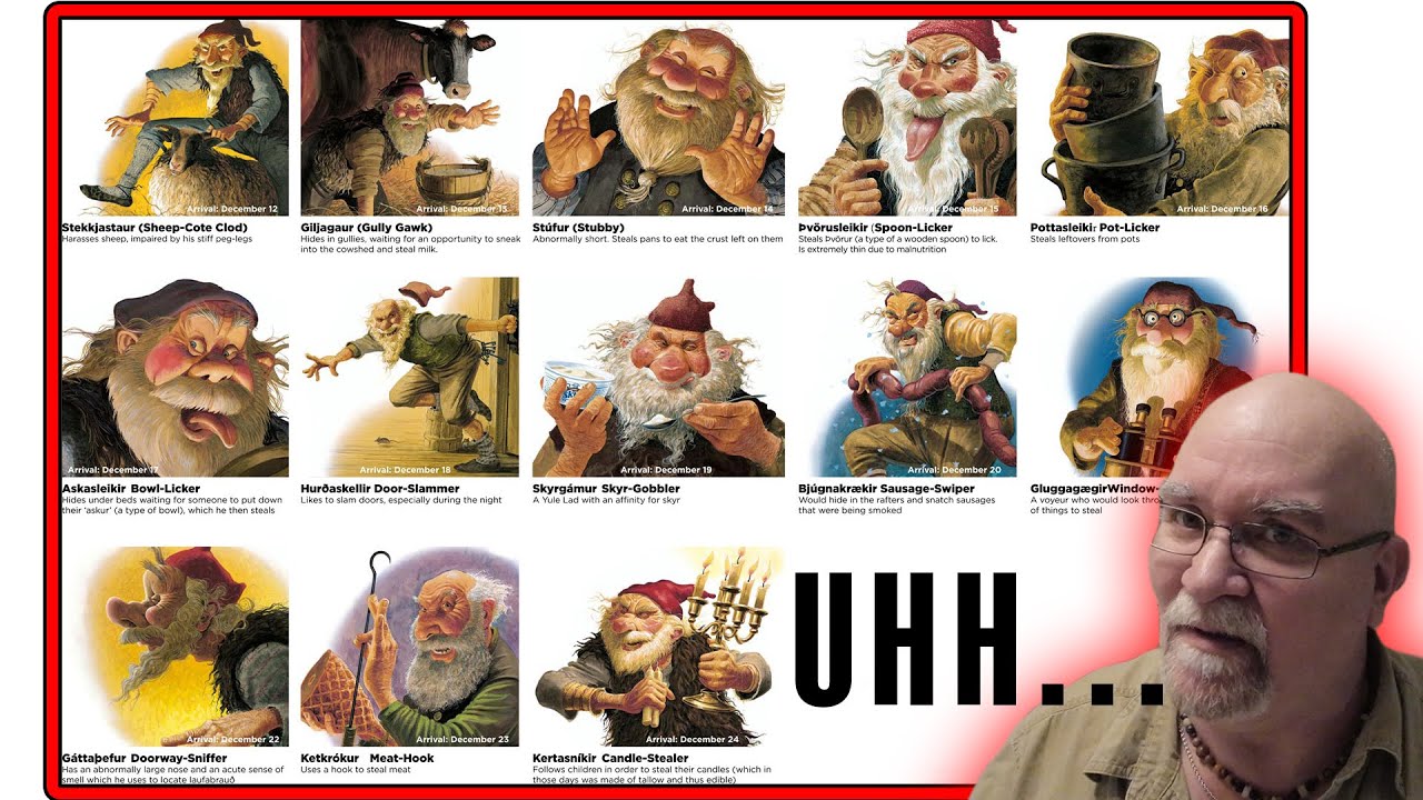 Yule Lads of Iceland - Cryptids, Hauntings, and Folklore - YouTube