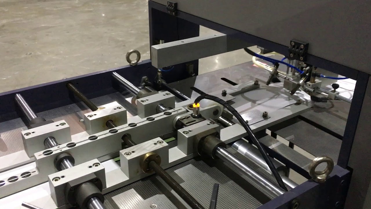 CMD540 zhengrun fully automatic case maker line - YouTube