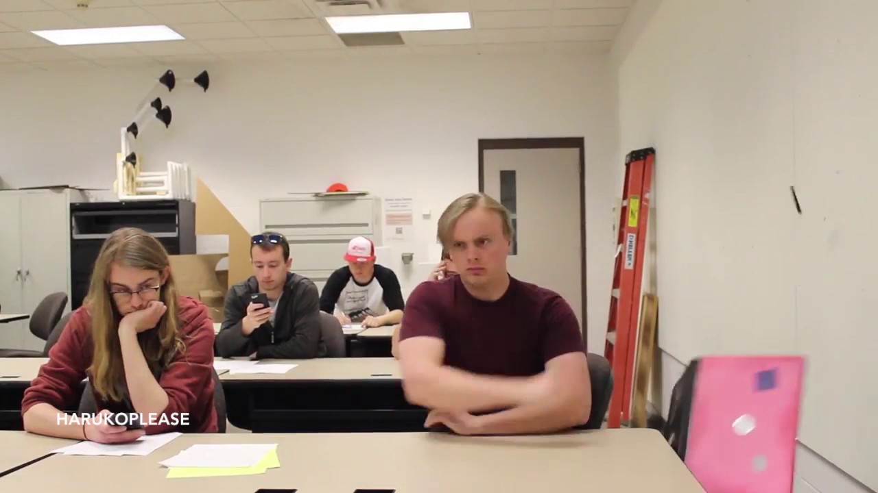 when you go to class and open your laptop but forget you were looking ...