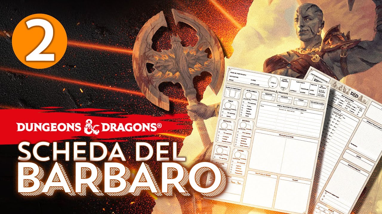 Come si crea un Barbaro in D&D 2024? Ecco la scheda Step By Step - YouTube