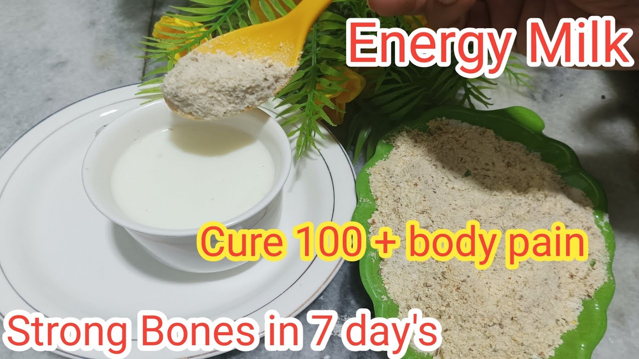 A Healthy Milk - Weakness & Body Pain | For strong Bones |Cure 100 ...