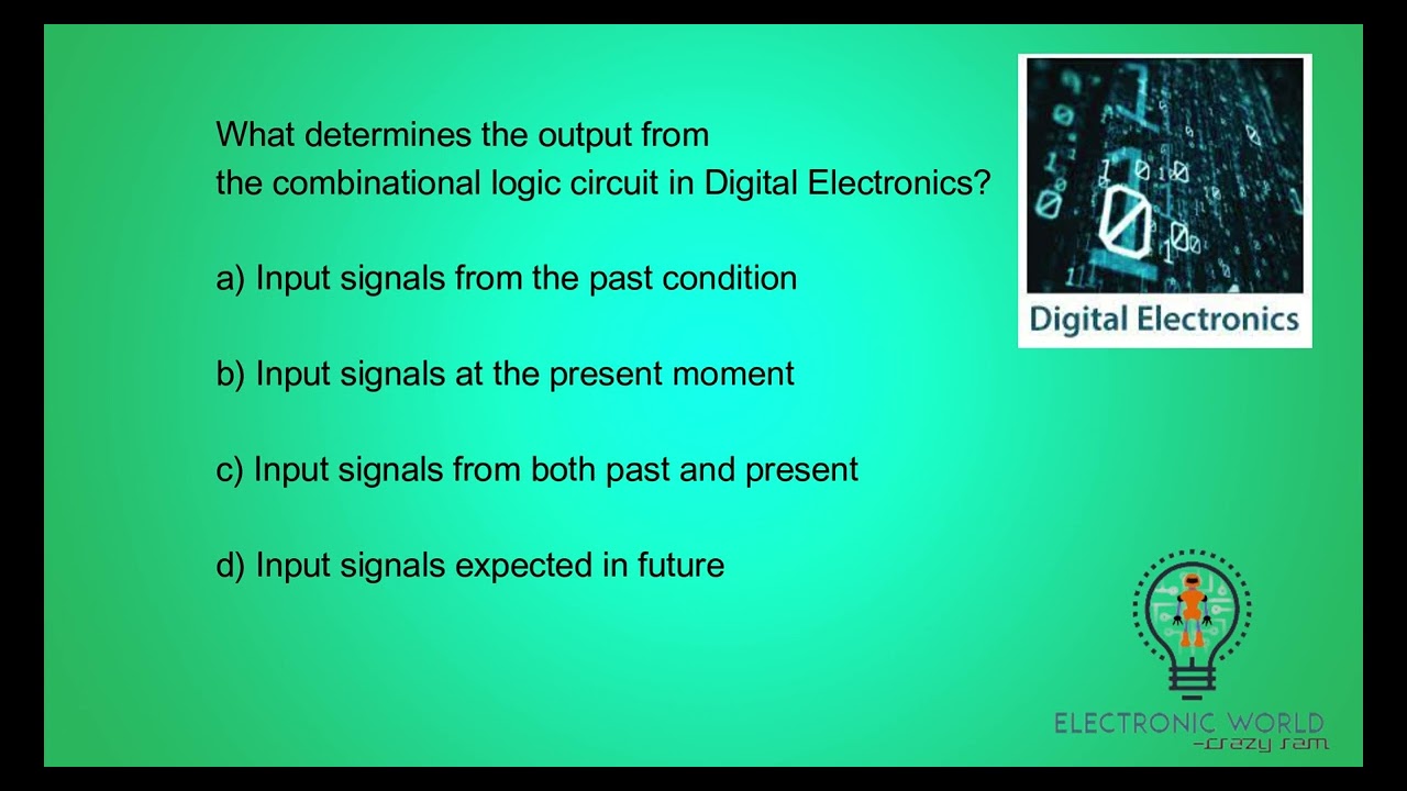What Determines The Output From The Combinational Logic Circuit In what-determines-the-output-from-the-combinational-logic-circuit-in