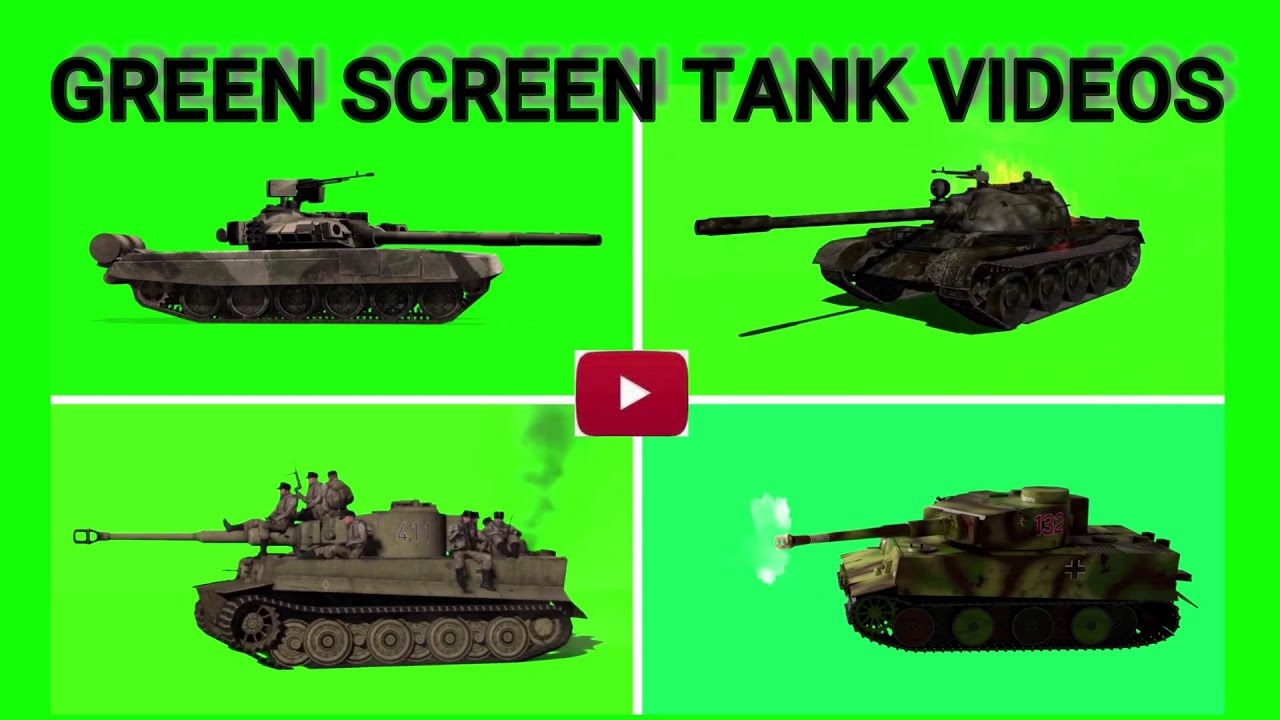 Top Five Green Screen Tank Videos | Green Screen Army Battle Tank - YouTube
