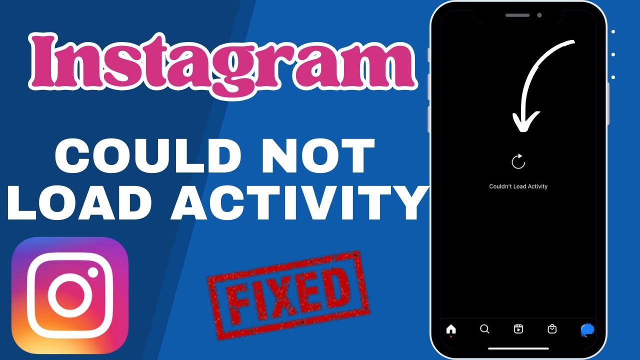How To Fix Instagram Couldn't Load Activity - YouTube