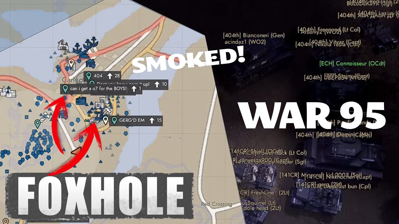 Foxhole War 95: The Day We SMOKED CANNONSMOKE! - YouTube