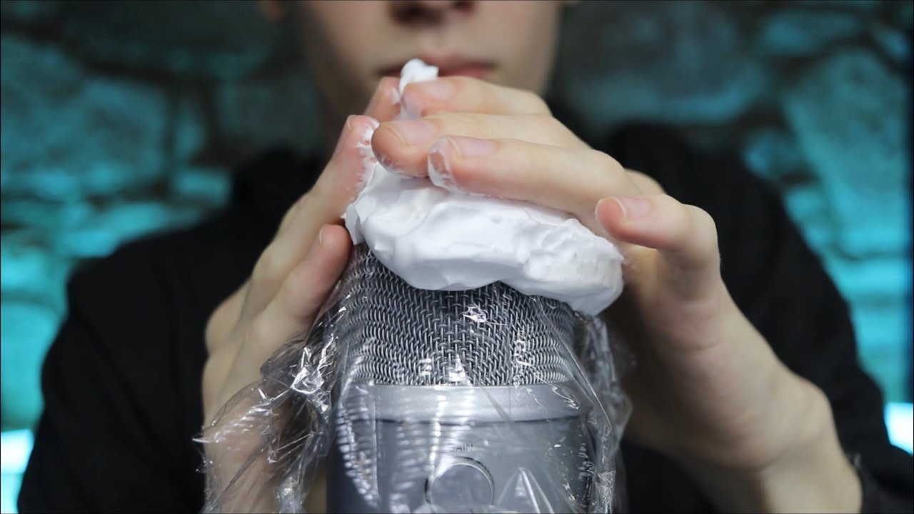 Highly sensitive ASMR shaving cream sounds - YouTube