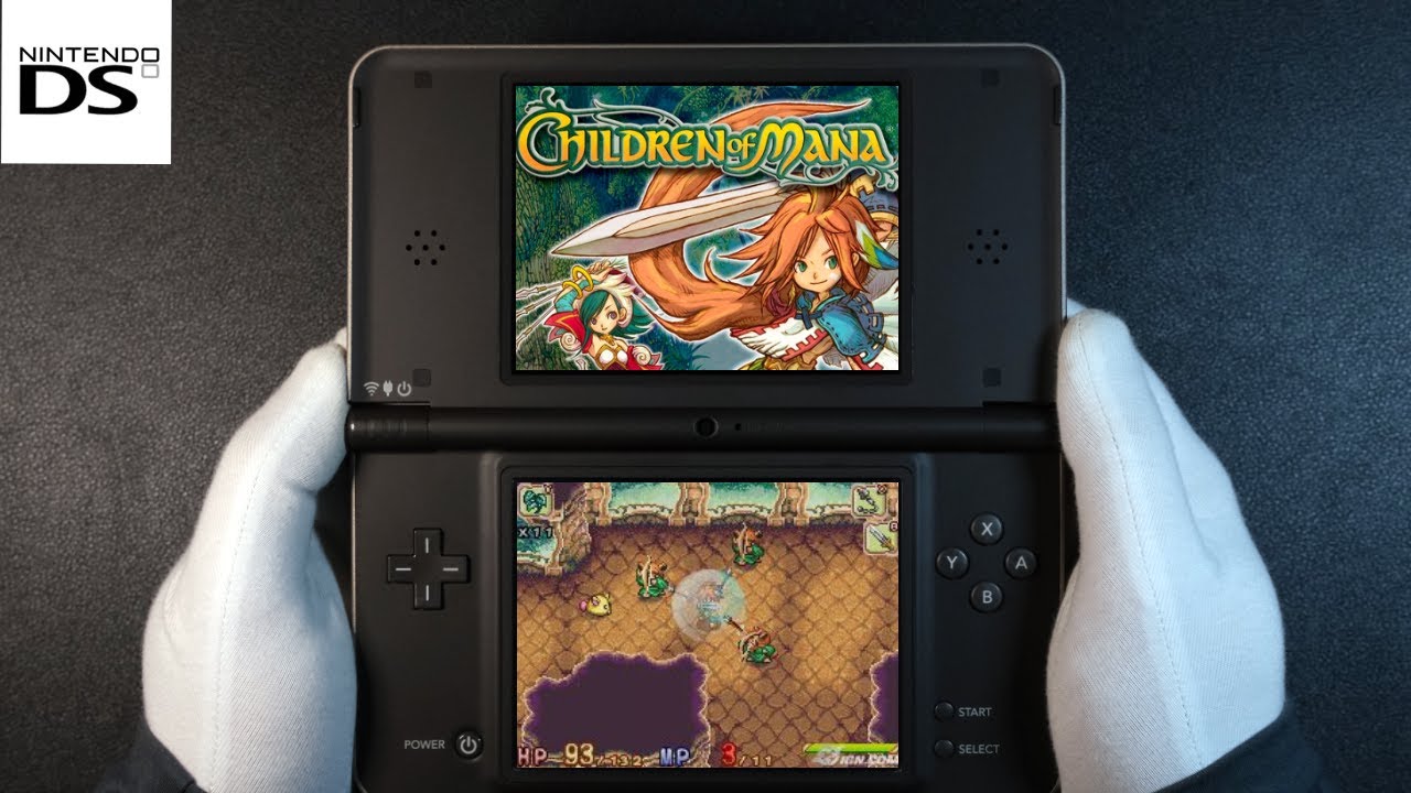 Children of Mana Nintendo DSi XL Handheld Gameplay - YouTube