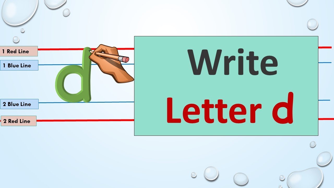 Small Letter d - YouTube