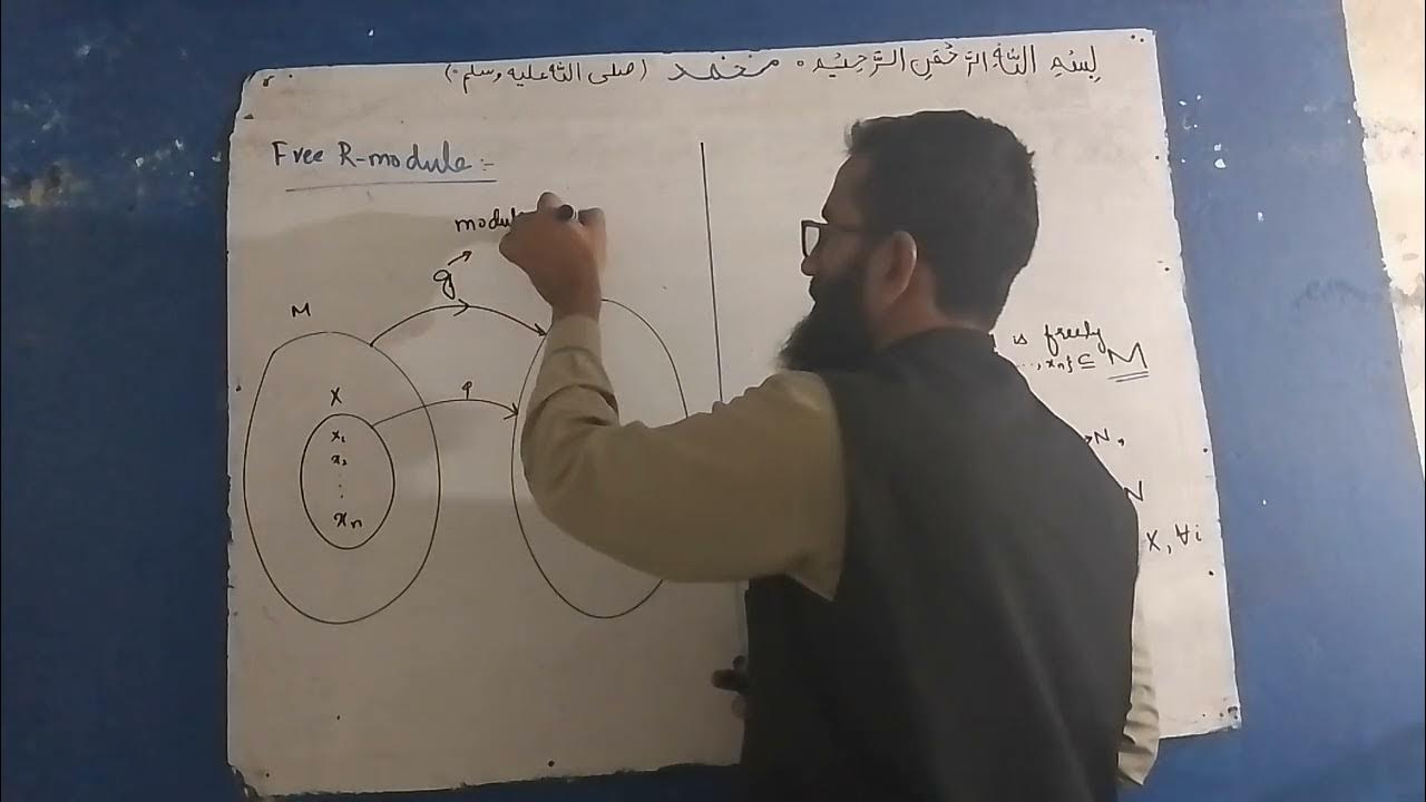 Detail Definition of FREE R module - YouTube