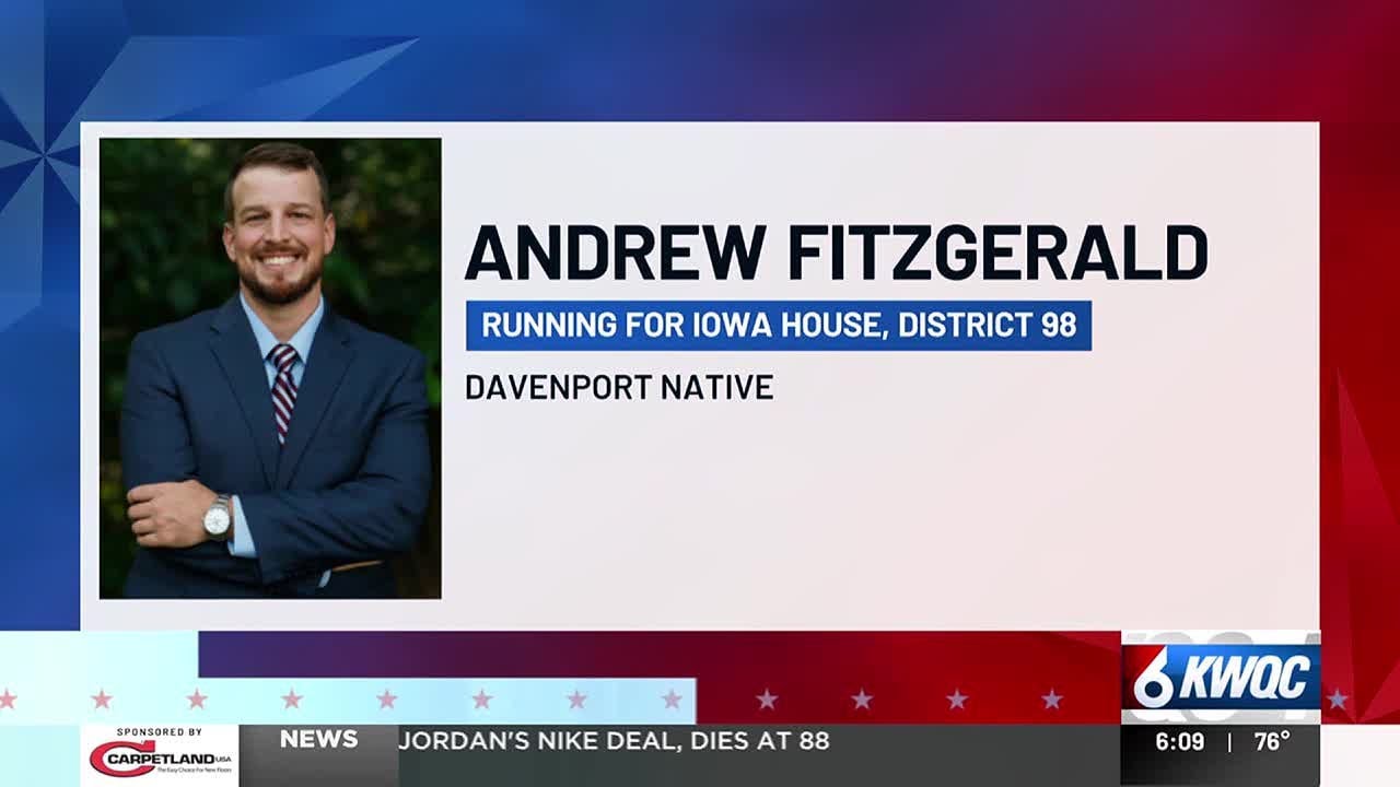Andrew Fitzgerald announces run for Iowa House of Representatives ...