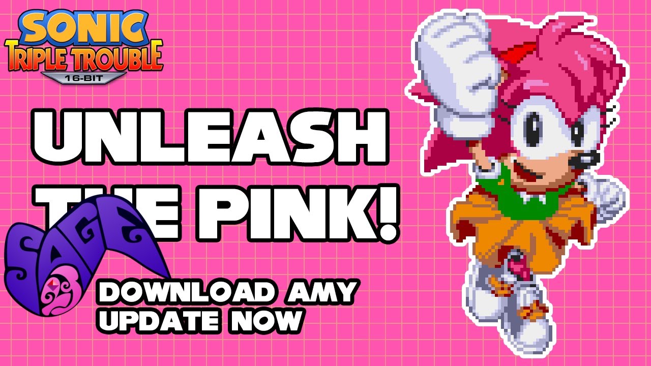 SAGE 2023 - Sonic Triple Trouble 16 Bit: Amy Rose UPDATE - YouTube