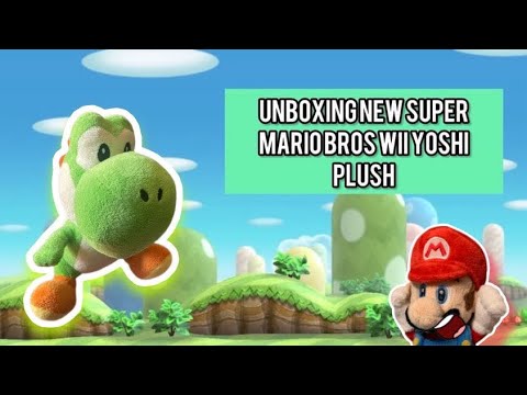 SCA: unboxing nsmbw yoshi plush - YouTube