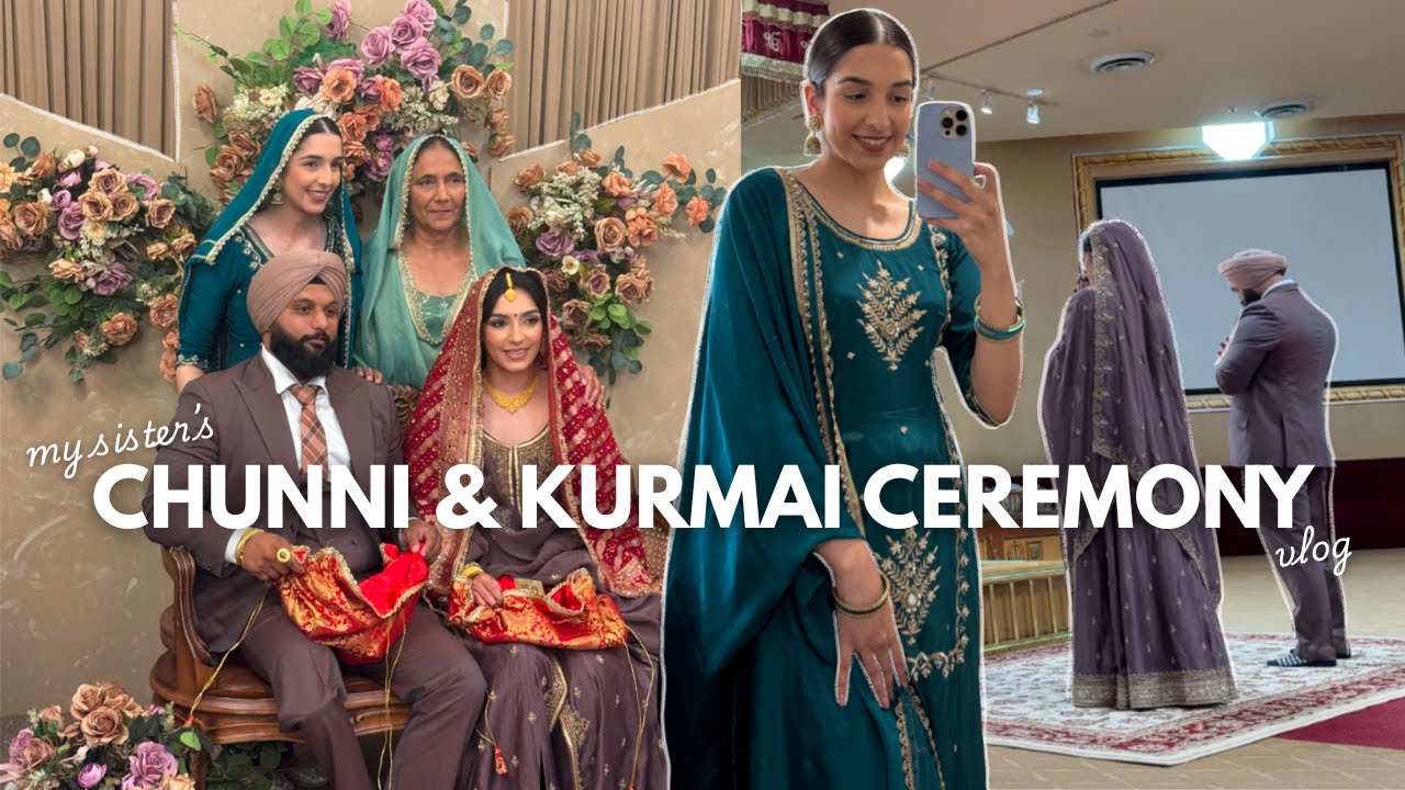 My Sister's Chunni & Kurmai Ceremony 💍 | Engagement | Shagun Ceremony ...