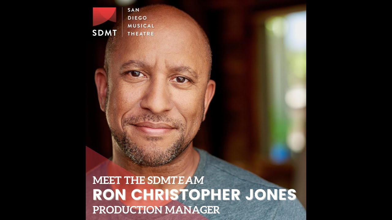 Meet Ron Christopher Jones, SDMT Production Manager - YouTube
