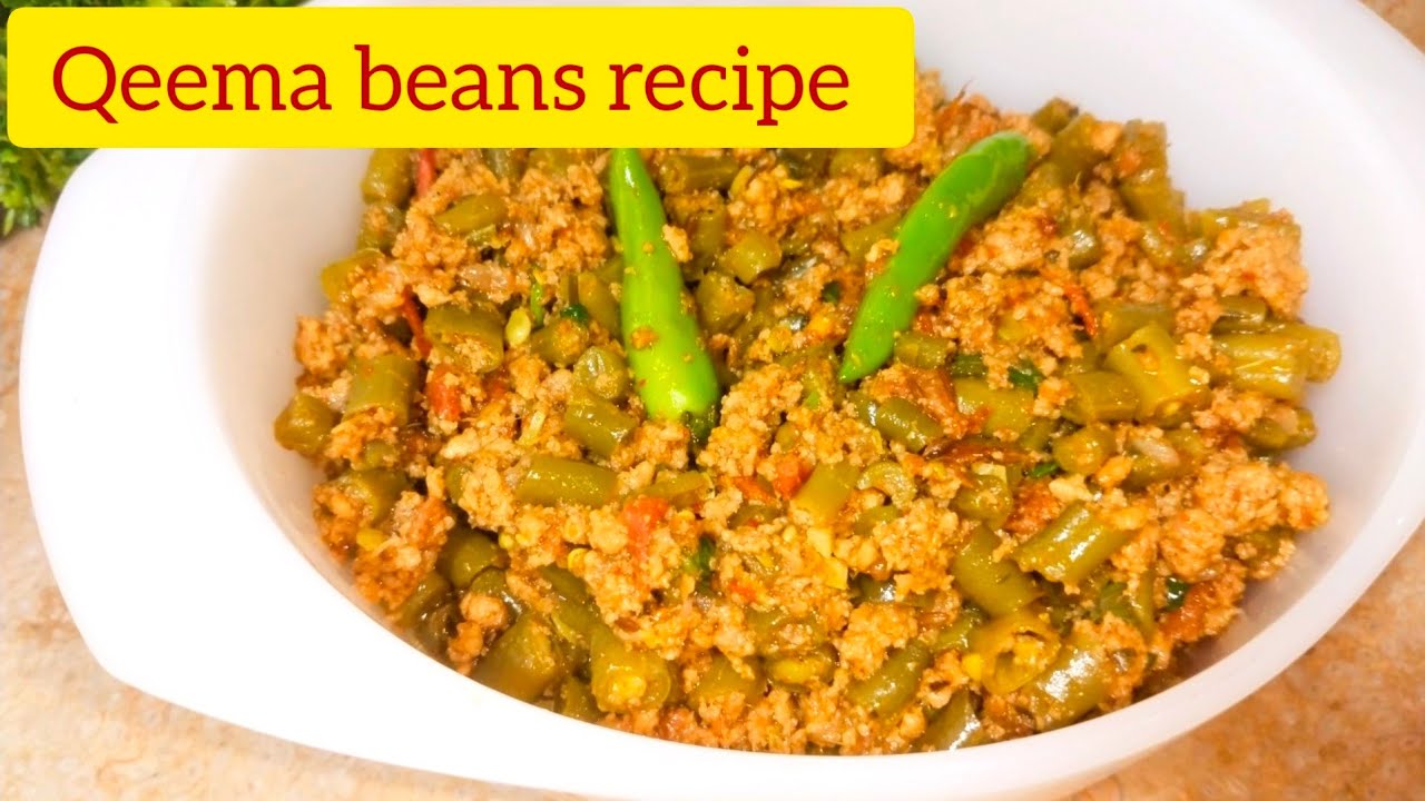 qeema beans recipe|how to make qeema fresh beans|qeema phalian - YouTube