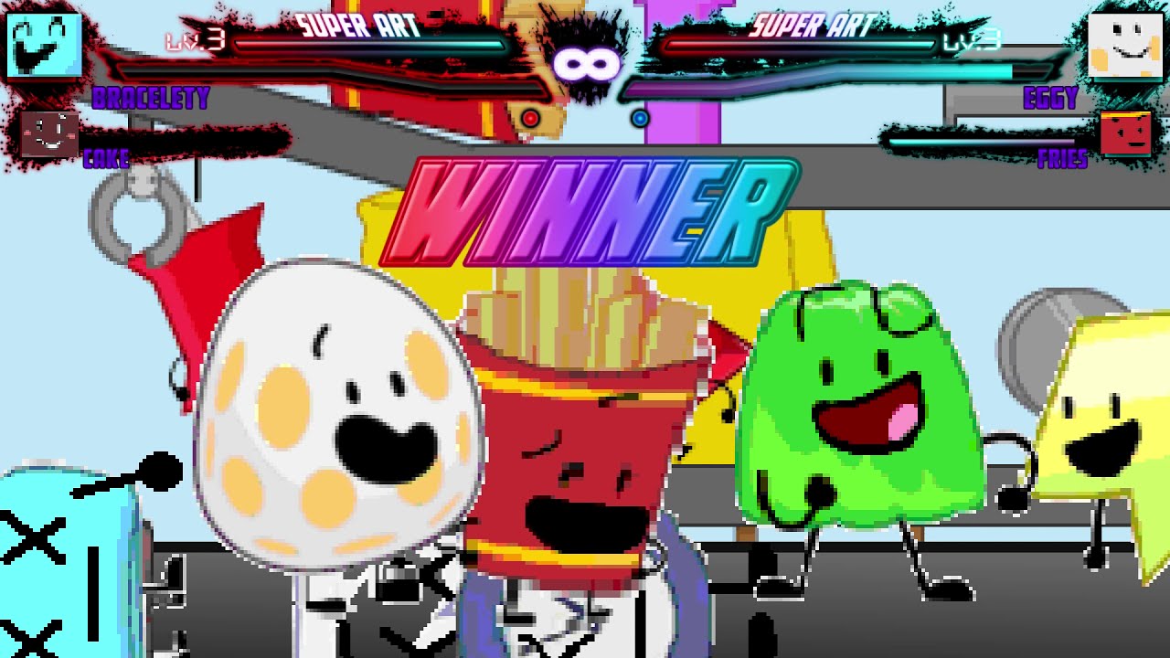MUGEN BFDI PARTY 4V4/1V1 EPISODE 5!! The maria carina andronic bfdi ...