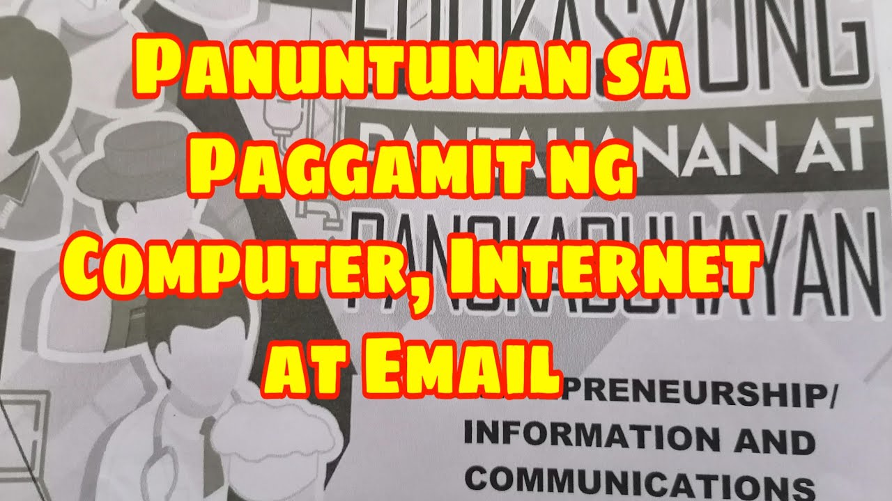 Quarter 1 EPP 4- Week 3-Mga Panuntunan sa Paggamit ng Computer ...