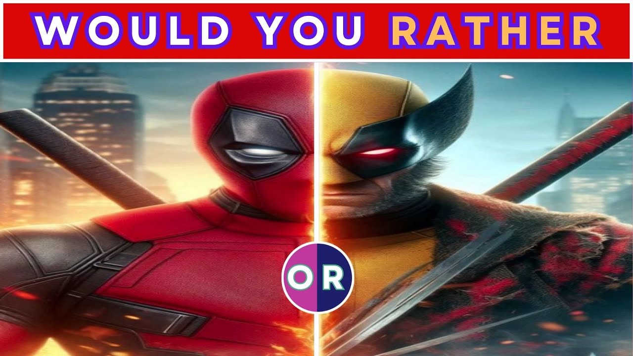 💥🦸♂️ The Ultimate Would You Rather Challenge Deadpool Vs Wolverine