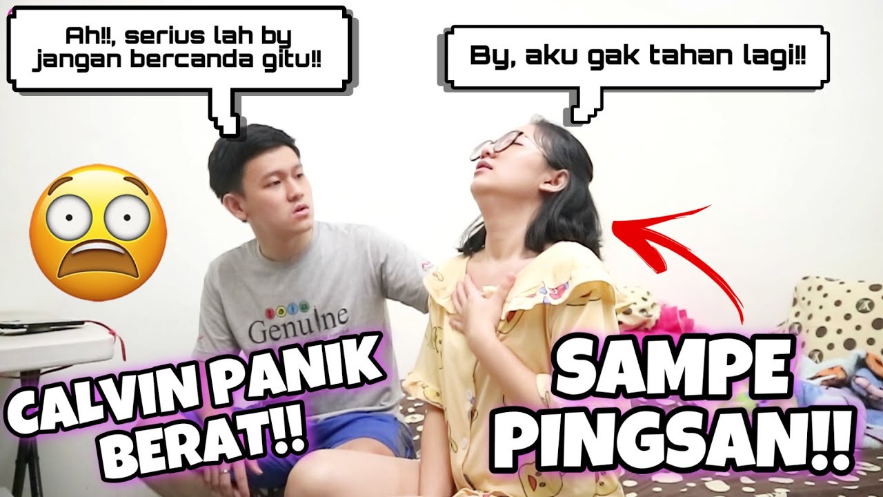 PRANK PACAR SESAK NAFAS !! SAMPE PANIK !! - YouTube
