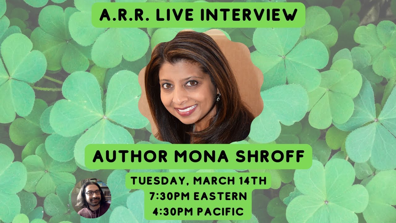 A.R.R. Live Interview: Author Mona Shroff! - YouTube