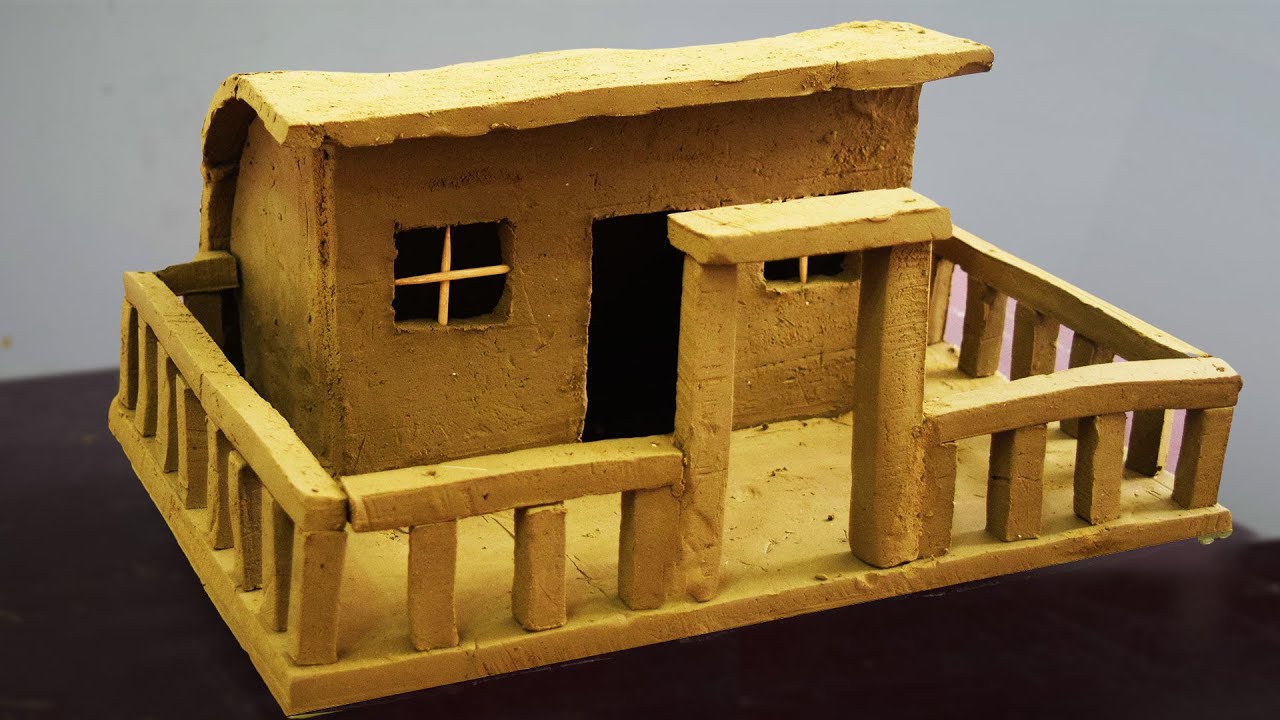 Step by Step with Building a Mini Clay House #6 - YouTube