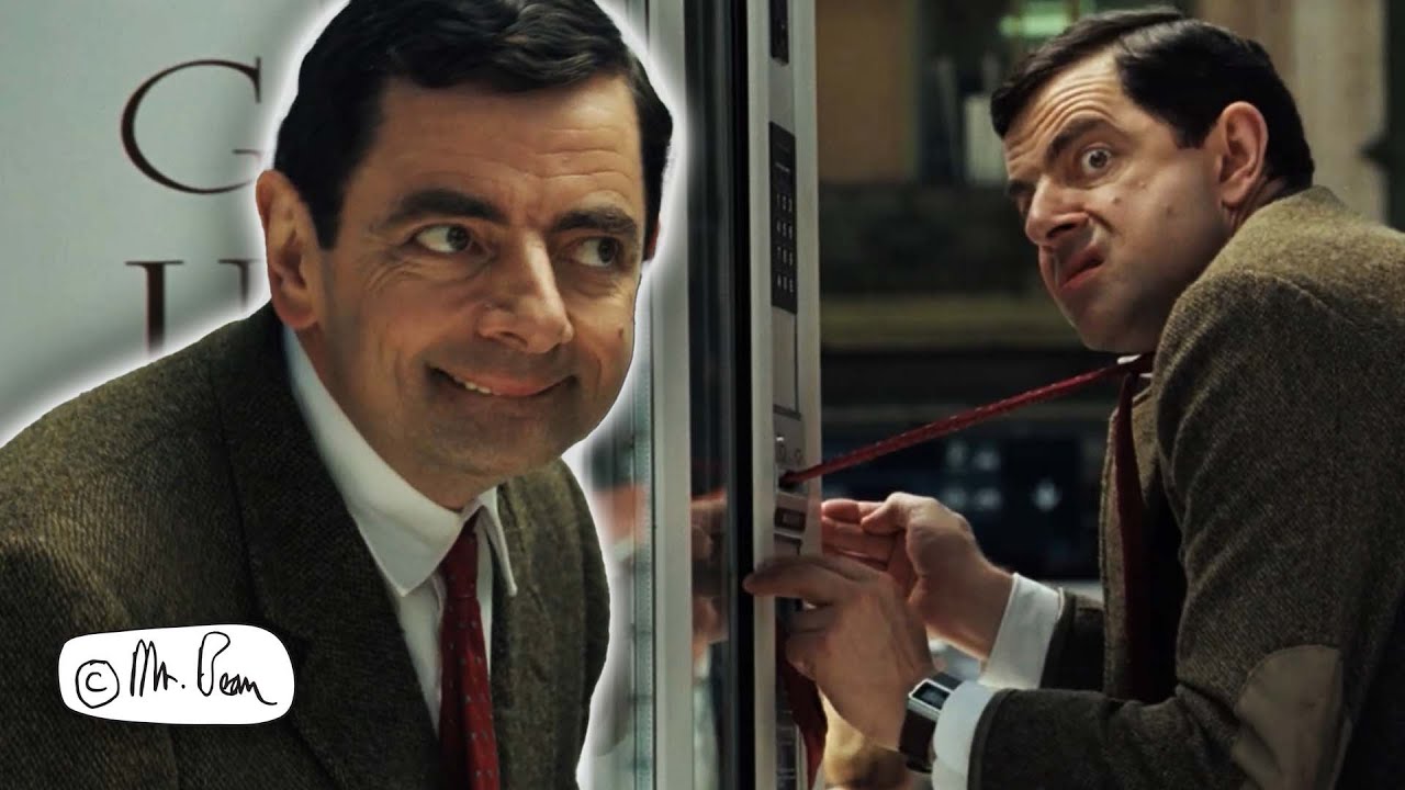 Mr Bean Gets Stuck In A Vending Machine | Mr Bean’s Holiday | Mr Bean ...