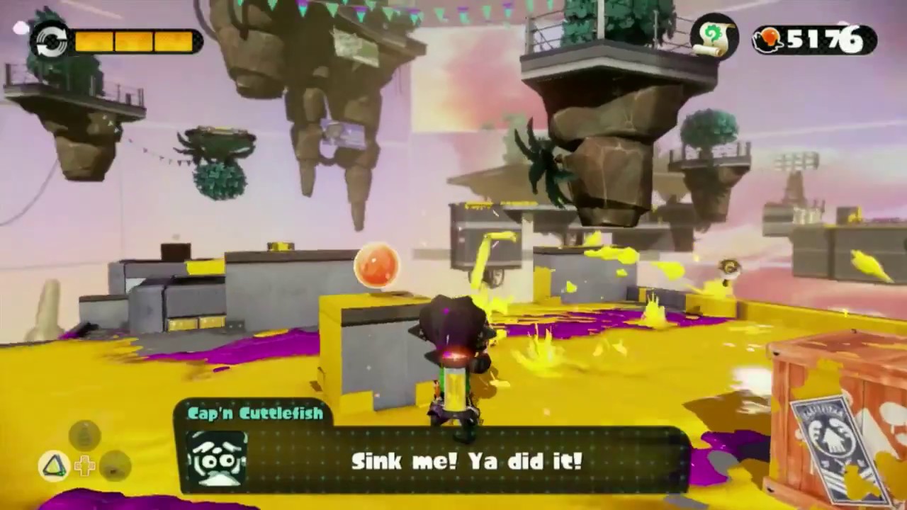 Splatoon - Stage 3: Rise of the Octocopters - Hidden Scroll Locations ...