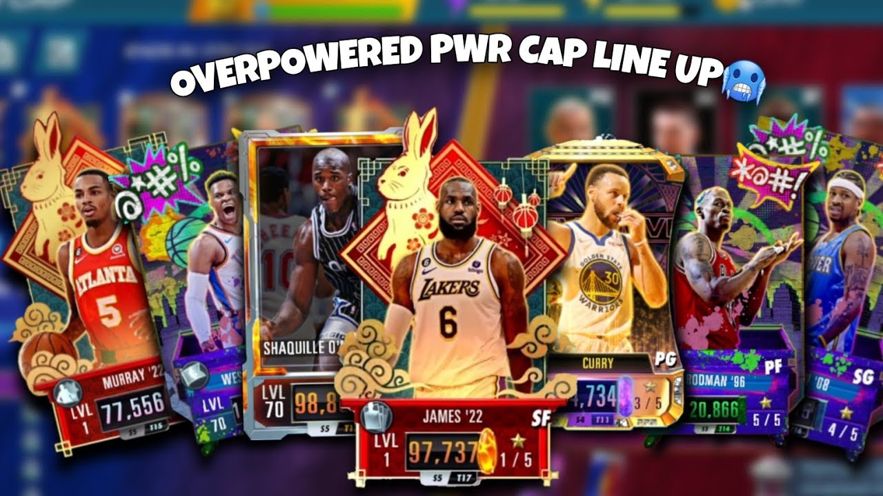ALL FREE BEST LINE UP FOR POWER CAP AND GET ALL REWARDS (MAXED OUT) NBA ...
