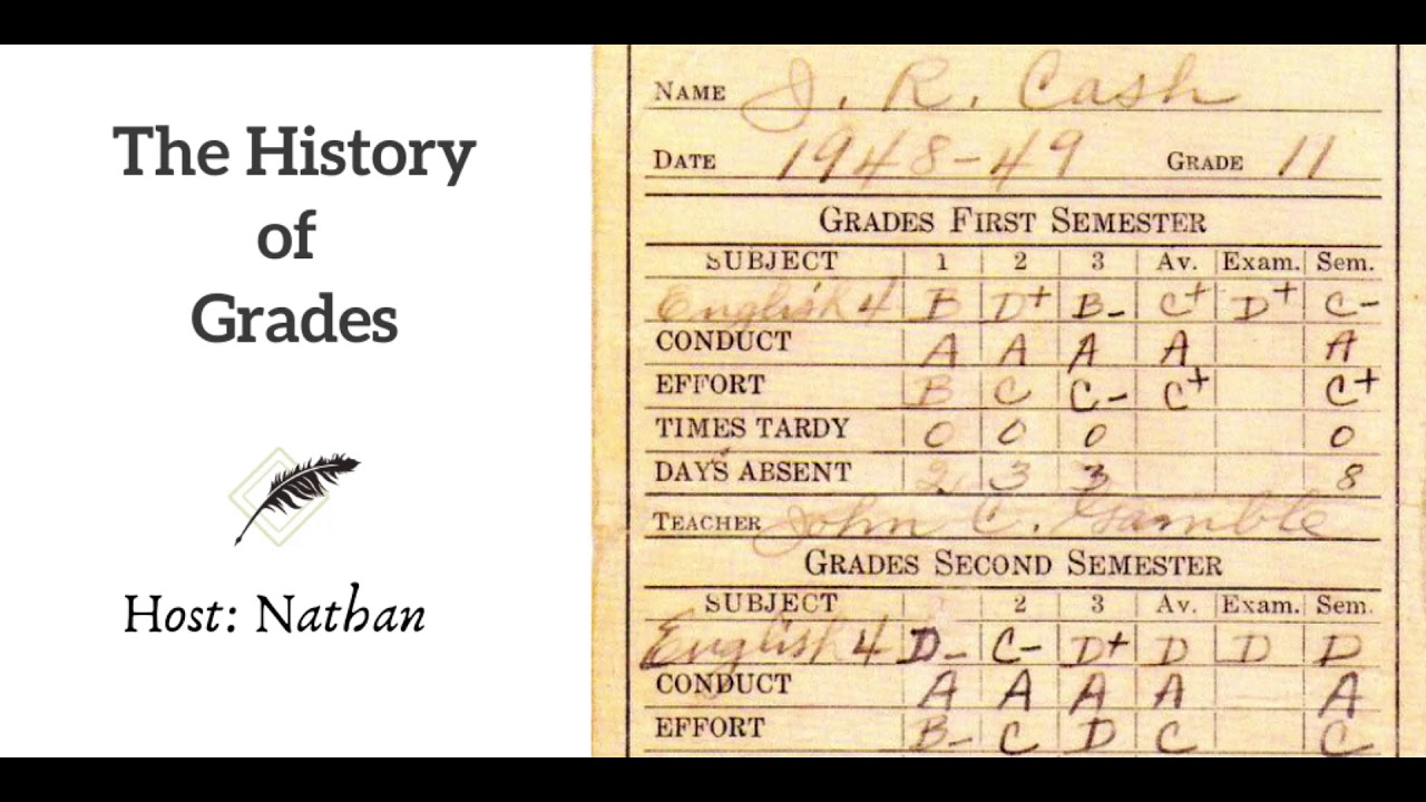 Ep 190 The History of Grades - YouTube